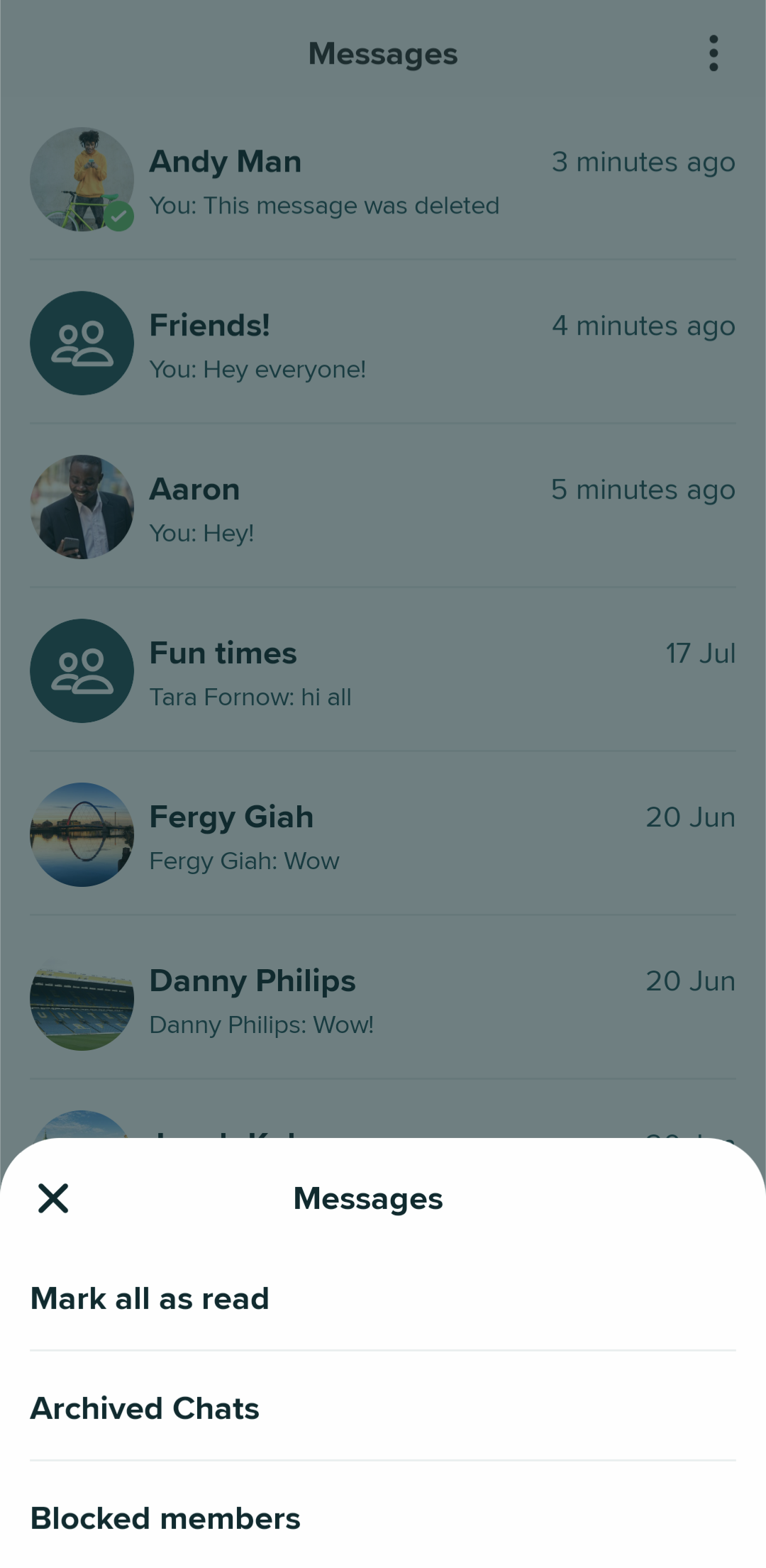Messaging – Evolve Plus